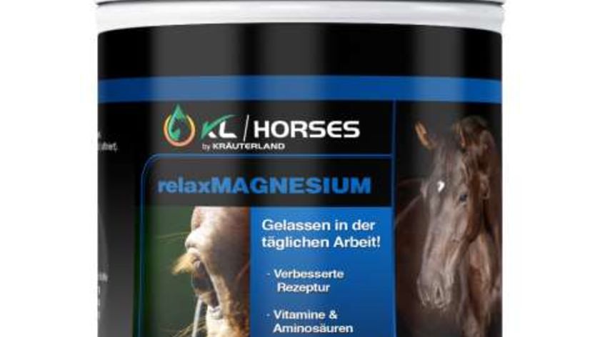Relax Magnesium für Pferde 1000g von Kräuterland Natur-Ölmühle bei Aikana