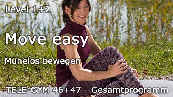 TELE-GYM 46+47 Move easy Level 1+2 Gesamtprogramm 6 Folgen VOD von Tele ...