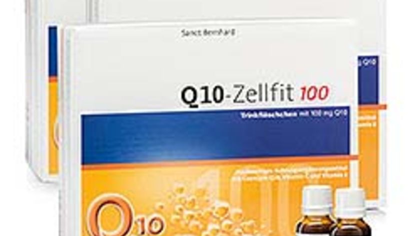 Q10-Zellfit 100 mg Trinkfläschchen 3er-Pack von Kräuterhaus bei Aikana